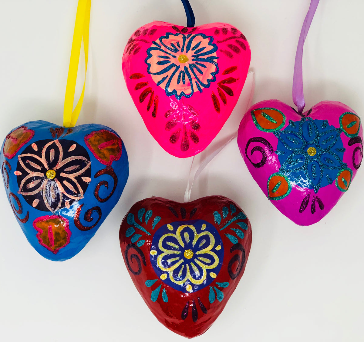 Large Paper Mache Puffed Heart – XOCHI'S GIFT SHOP